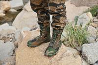 China 7-12 Insulated Impact Resistant Non Compression Leather Ankle Military Tactical Boots for sale