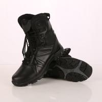 China Durable Leather Insulated Mid Calf Combat Boots for sale