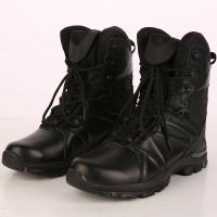 China Durable Leather Insulated Mid Calf Combat Boots for sale
