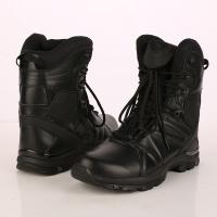 China Durable Leather Insulated Mid Calf Combat Boots for sale