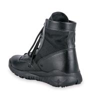 China Mid Calf Tactical Boots with Waterproof Leather Lace up Closure / Cotton Lining for sale