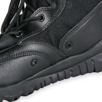 China Mid Calf Tactical Boots with Waterproof Leather Lace up Closure / Cotton Lining for sale