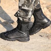 China Breathable Cotton Lining Mens Combat Tactical Boots for Outdoor Activities for sale