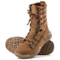China Professional Combat Tactical Boots for Law Enforcement and Military made of leather cotton lining for sale
