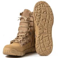China Professional Combat Tactical Boots for Law Enforcement and Military made of leather cotton lining for sale