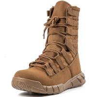 China Professional Combat Tactical Boots for Law Enforcement and Military made of leather cotton lining for sale