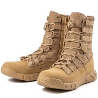 China Professional Combat Tactical Boots for Law Enforcement and Military made of leather cotton lining for sale