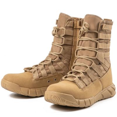 China Professional Combat Tactical Boots for Law Enforcement and Military made of leather cotton lining for sale