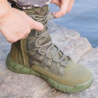 China Professional Combat Tactical Boots for Law Enforcement and Military made of leather cotton lining for sale
