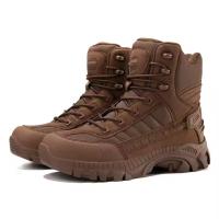 China Durable Outdoor Hiking Breathable Leather Botas Men Safety Camo Style Boots for Combat Training and Outdoor sports for sale