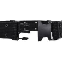 China Black Quick Release Outer Waterproof PP Custom Webbing Tactical Belt For Men Tactical Training Outdoor Sports And Hiking for sale