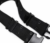 China Black Quick Release Outer Waterproof PP Custom Webbing Tactical Belt For Men Tactical Training Outdoor Sports And Hiking for sale