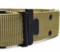 China Khaki Waterproof  Quick Release PP Webbing Belt Duty Belt Tactical For Outdoor Training And Hiking for sale