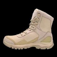 China Khaki Waterproof  Anti-slip Comfortable Tactical For Training Hiking Outdoor Training Boots For Men for sale