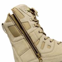 China Men's Tan Color Steel Toe Safety Leather Comfortable Waterproof Anti-slip Hunting Boots for sale