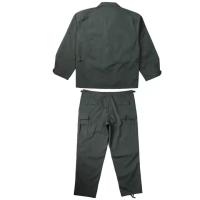 China Customized Logo BDU Combat Suit Solid Deep Green Tactical Uniform for sale
