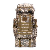 China 80L Large Capacity Waterproof Camouflage Hiking Backpack Leisure Tactical Backpack Outdoor Sports On Foot Travel Backpack for sale