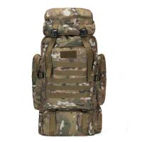 China 80L Large Capacity Waterproof Camouflage Hiking Backpack Leisure Tactical Backpack Outdoor Sports On Foot Travel Backpack for sale