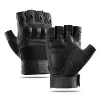 China Half Single Tactical Lightweight Anti-Slip Fingerless Gloves Tactical Gear For Outdoor Activities for sale