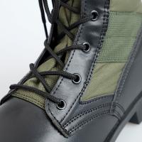 China Durable Jungle Hiking Tactical Combat  Boots Canvas Shoes Rangers Panama Rubber for sale