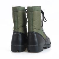 China Durable Jungle Hiking Tactical Combat  Boots Canvas Shoes Rangers Panama Rubber for sale