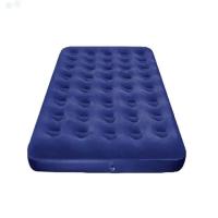 China Wholesale Dark Blue Air Bed  Potable Flocked Air Bed Tactical Outdoor Gear for Outdoor Activities for sale
