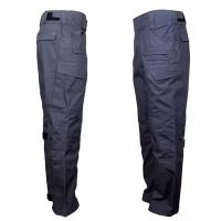 China Multi-pocket Zippered Tactical Suit in Dark Blue with Customized Logo for sale