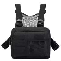 China Outdoor Tactical Vest with Padded Shoulder Strap Wholesale Unisex Chest Bag Backpack for sale