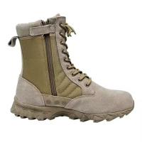China Tactical Footwear Leather And Nylon Fabric Comfortable Training Shoes for sale