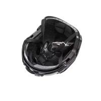 China Durable Black Tactical Protective Helmet With GLASS For Tactical Training for sale