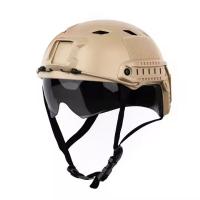 China SZXX Tactical Helmet with Visor for Tactical Training Weather Resistance for sale