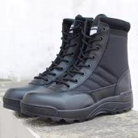 China Outdoor Waterproof Hiking Anti Slip Outdoor Wear Tactical Boots For Training And Climbing for sale
