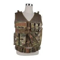 China 2.5kg Olive Drab Military Combat Vest with Adjustable Waist and Detachable Shoulders for sale