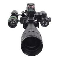 China Mini Red Dot Sight+Red Laser Sight Hunting Scope Combo Optical Scope Reflex Sight Scope for Tactical Hunting for sale