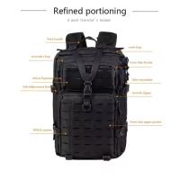 China Multifunctional Large-Capacity Outdoor Men's Hiking Mountaineering Sports Travel Camping Rucksack Tactical Assault Backpack for sale