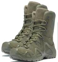 China Factory Wholesale High-Top Brown Leather Outdoor Sports Survival Desert Safety Tactical Combat Boots for sale
