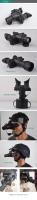 China 1X 4X Long Distance Helmet Mounted Night Vision Goggle Camera for sale
