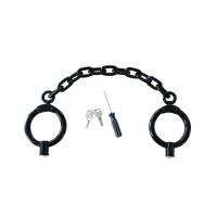 China Xinxing Metal Police Handcuffs Double Lock Nickel Plated Steel Handcuffs for sale
