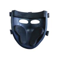 China Black Full Half Bulletproof Face Mask NIJ IIIA 9mm Ballistic for sale