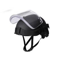 China PC PU Acrylic Ballistic Face Mask Level IIIA Bulletproof 145*385mm for sale