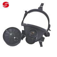 China Natural Rubber Chemical Full Face Gas Defence Mask Army Police for sale