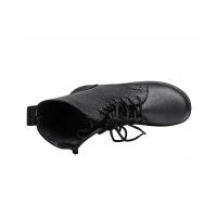 China Split Embossed Leather Combat Tactical Boots Officer Police Duty Shoes for sale