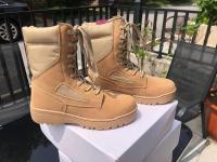 China OEM ODM Canvas Steel Toe Combat Tactical Boots For Desert for sale