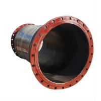 China 24 Inch Dredging Hose Wear Resistant Braided Mud Rubber Hose 6000kPa for sale