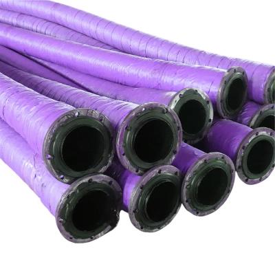 China NBR Dredge Discharge Hose 10-21 Bar Abrasion Resistant with Coupling Connection for sale