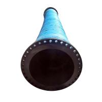 China NBR Dredge Discharge Hose 10-21 Bar Abrasion Resistant with Coupling Connection for sale
