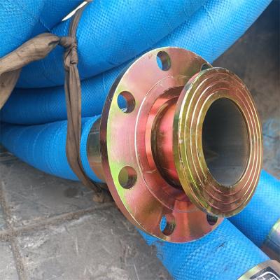 China Blue Braided Sump Pump Discharge Hose 150mm to 1200mm for Industrial Marine Use for sale