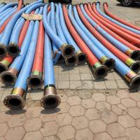 China Natural Rubber Slurry Suction Hose 50-1500mm ID 5-40bar Tanker Transfer Vacuum Hose for sale