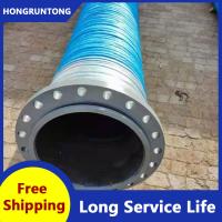 China Industrial Rubber Slurry Suction Hose 300mm ID 10bar for Waste Sludge Handling for sale