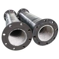 China Flexible Ceramic Lined Rubber Hose 2.5MPa Wear Resistant for Mining Slurry for sale
